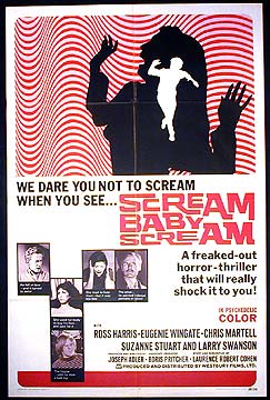 How much is SCREAM, BABY, SCREAM Original American One Sheet (Westbury ...